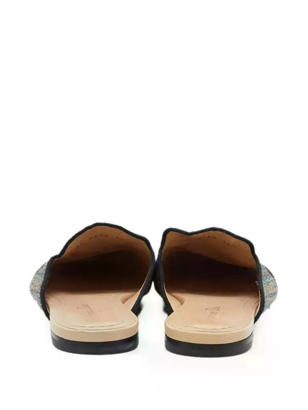 Dior Embroidered Logo Mules