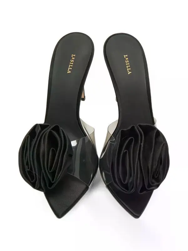 LE SILLA Rose Appliqué Sandals