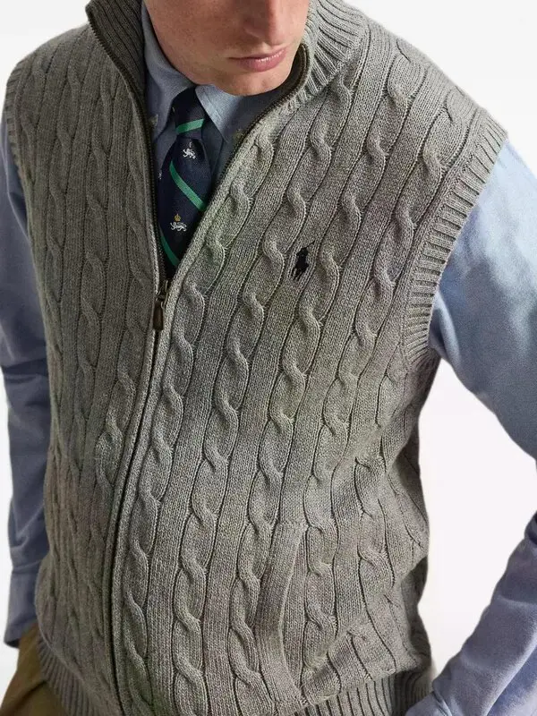 Polo Ralph Lauren Cable-knit Zip-up Cardigan