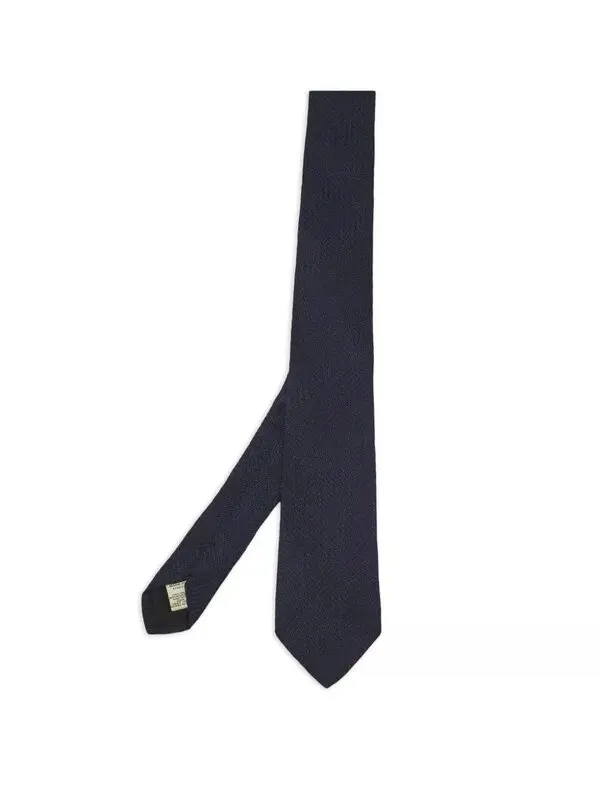 Burberry Silk Jacquard Weave Check Pattern Neck Tie