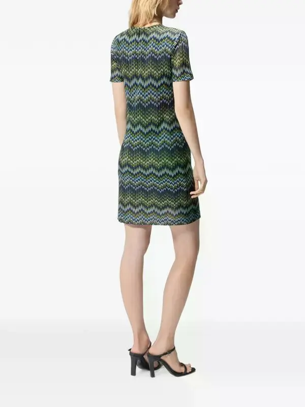 Missoni Short-sleeve Viscose Mini Dress