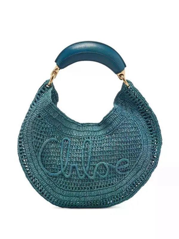 Chloé Raffia Handbag - Blue