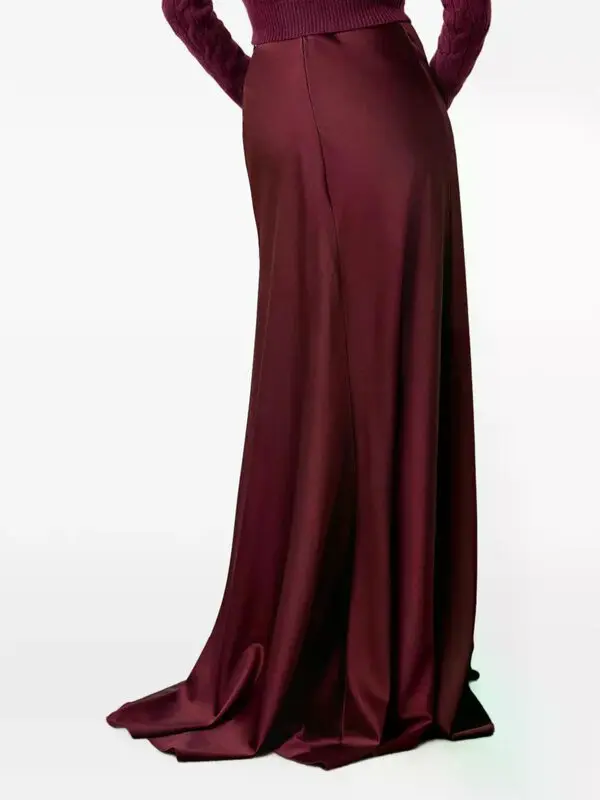 Ralph Lauren Masina Satin Maxi Skirt