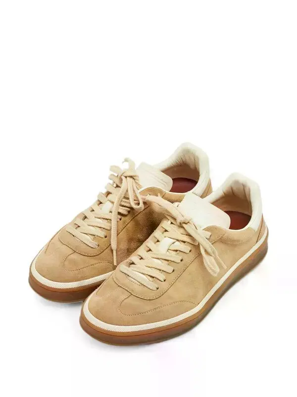 Loro Piana Tennis Walk Panelled Sneakers