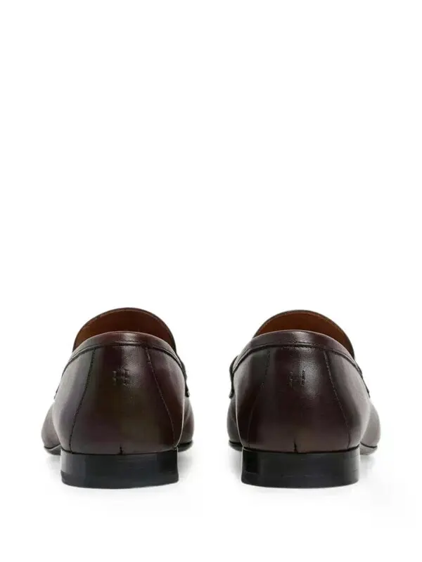 HACKETT LONDON Regal Saddle Leather Loafers