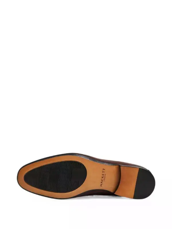HACKETT LONDON Regal Saddle Leather Loafers