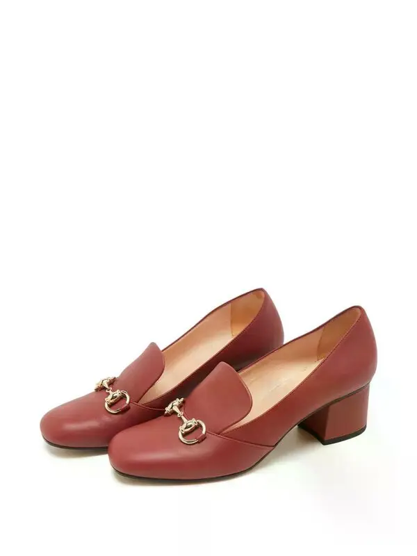 Gucci Horsebit Block Heel Pumps