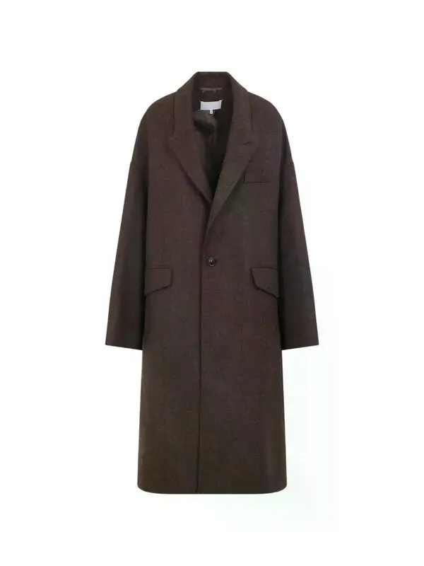 MAISON MARGIELA Check Wool Coat