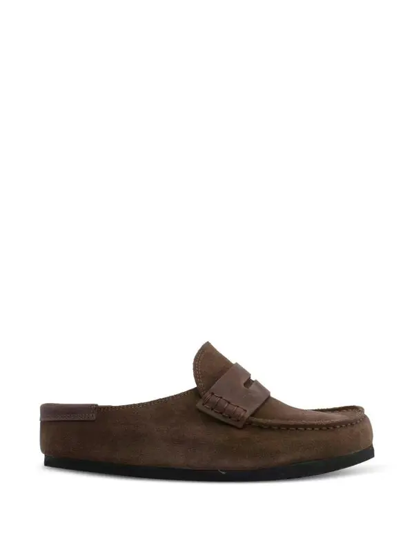 BIRKENSTOCK Naples Wrapped Mixed Leather Loafers