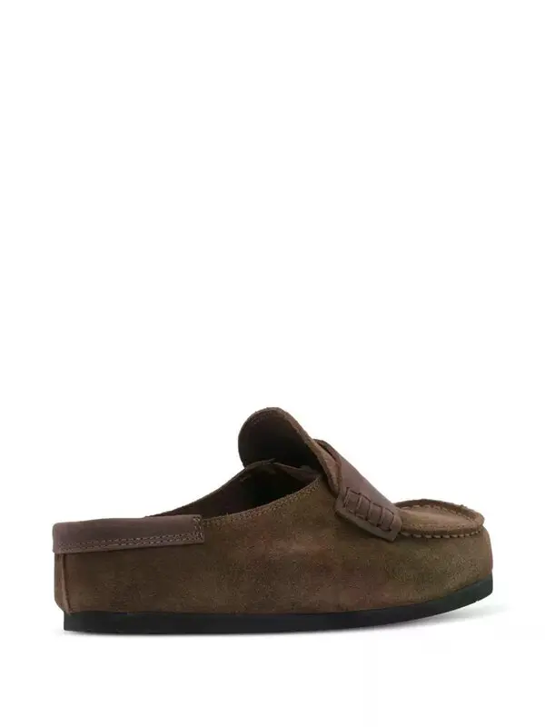 BIRKENSTOCK Naples Wrapped Mixed Leather Loafers