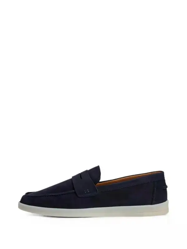HACKETT LONDON Nubuck Leather Loafers