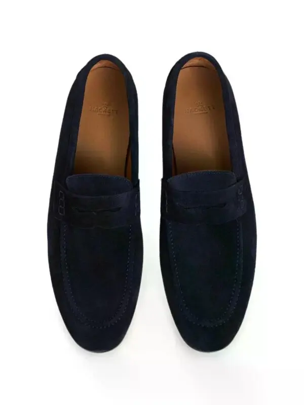 HACKETT LONDON Nubuck Leather Loafers