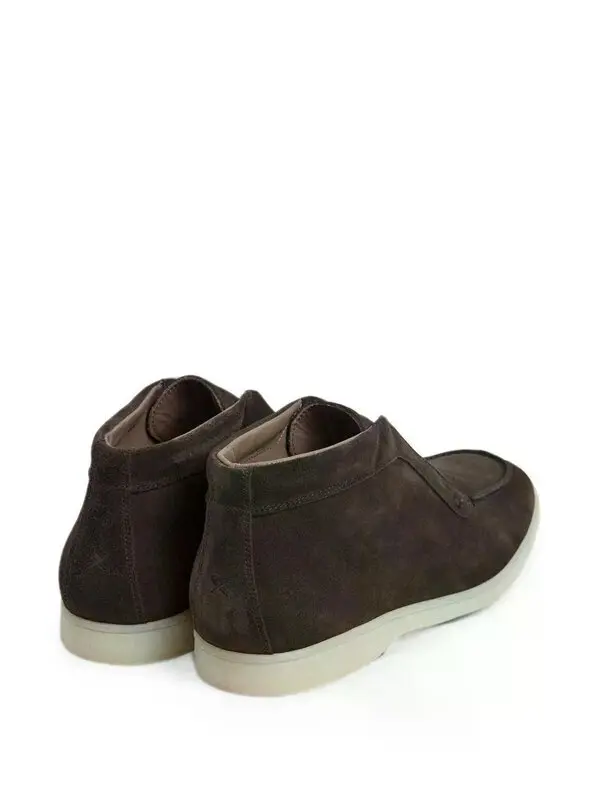 HACKETT LONDON Almond Toe Suede Boots