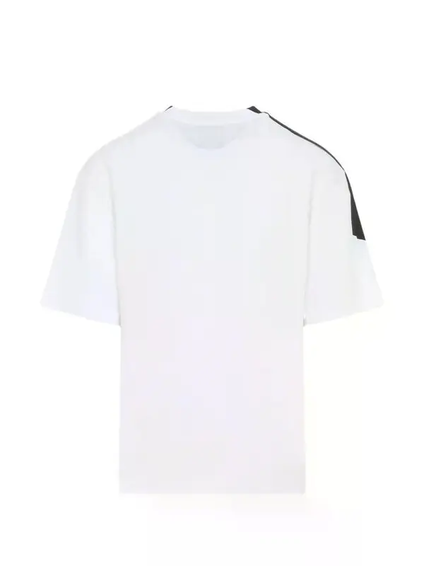 Off-White Logo-print Panelled T-shirt - Black