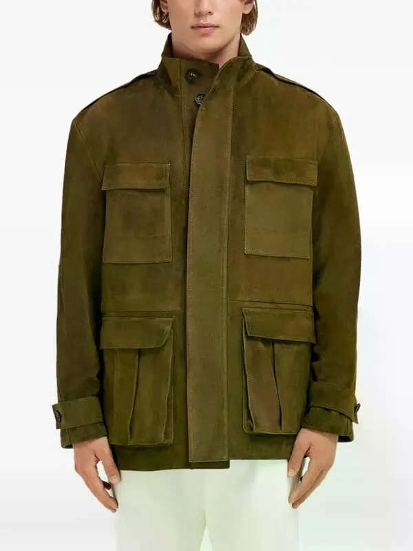 FERRAGAMO Suede Safari Jacket