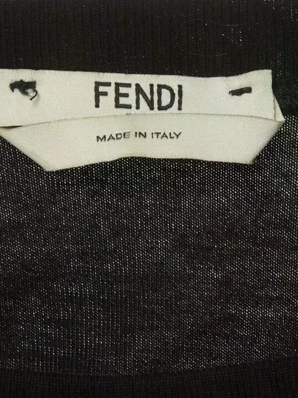 Fendi Logo-print Ff-tape T-shirt