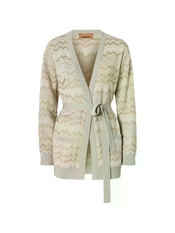 Missoni Zig Zag Belted Cardigan