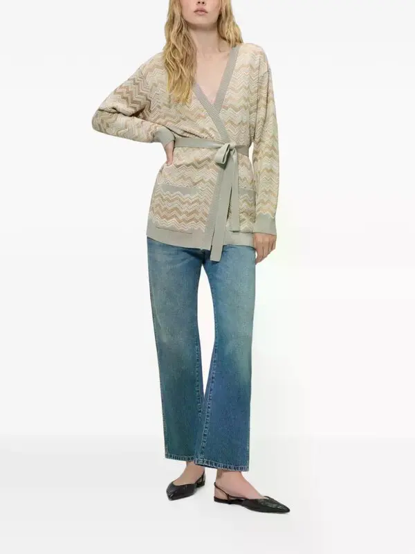Missoni Zig Zag Belted Cardigan