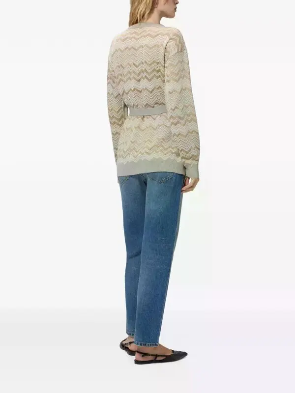 Missoni Zig Zag Belted Cardigan
