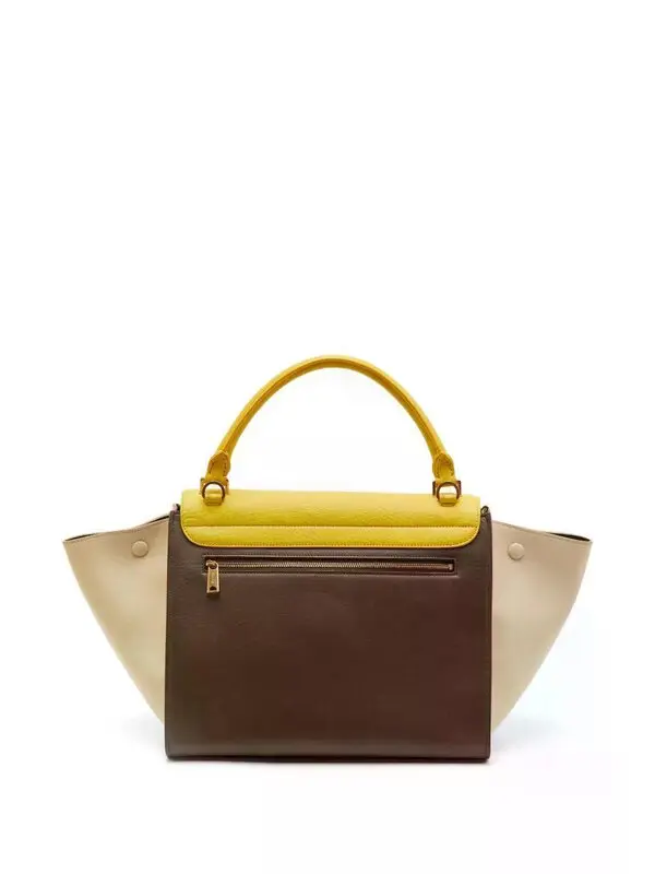 Celine Medium 2014 Trapeze Leather Top Handle Hag