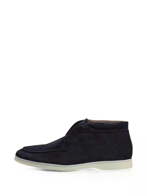 HACKETT LONDON Suede Almond Toe Boots