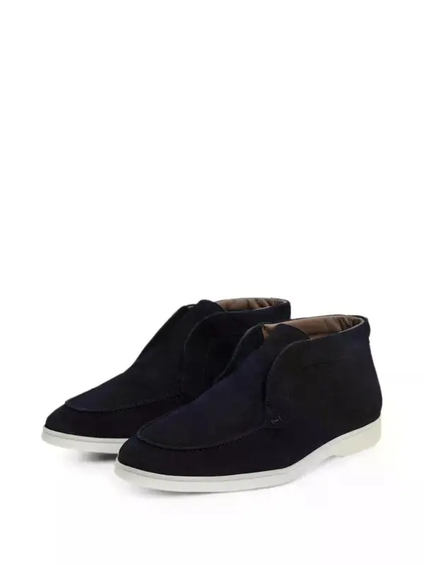 HACKETT LONDON Suede Almond Toe Boots