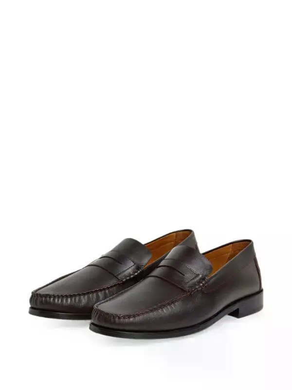 HACKETT LONDON Hand-stitched Saddle Loafers