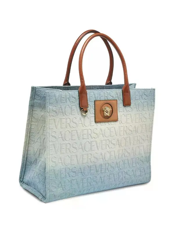 Versace La Medusa Tote Bag - Blue