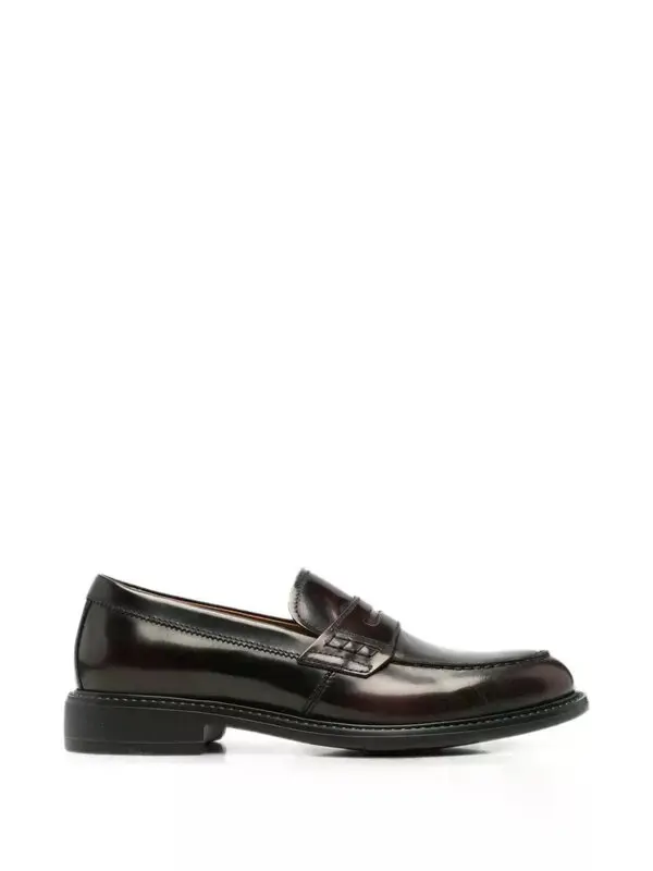NEROGIARDINI Penny-slot Almond-toe Loafers