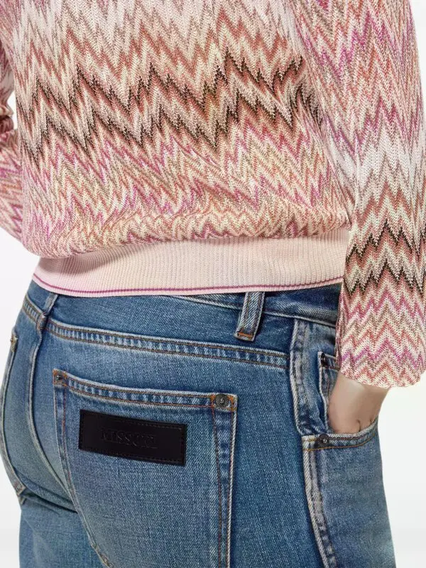 Missoni Snake Motif Viscose Sweater - Pink