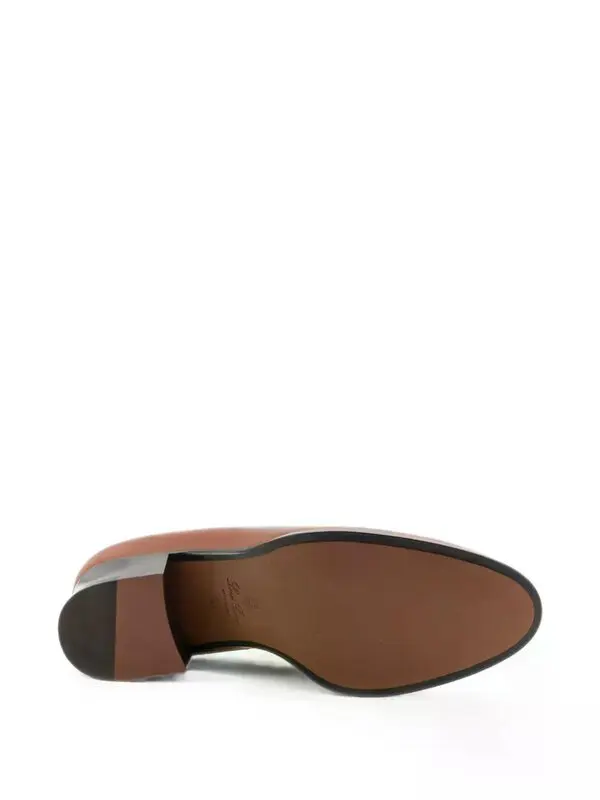Loro Piana Serge Tassel Loafers In Calfskin - Brown