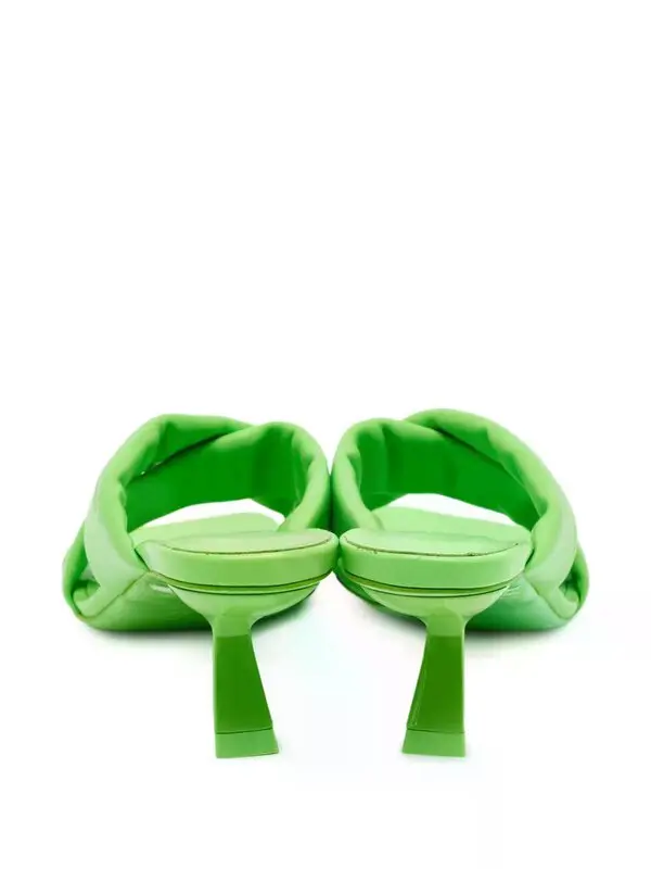 FERRAGAMO Aldura Crossover Sandals - Green