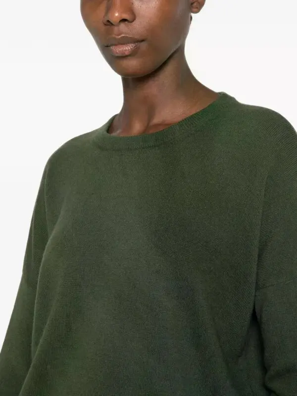 BEYOU Round-neck Drop-shoulder Sweater
