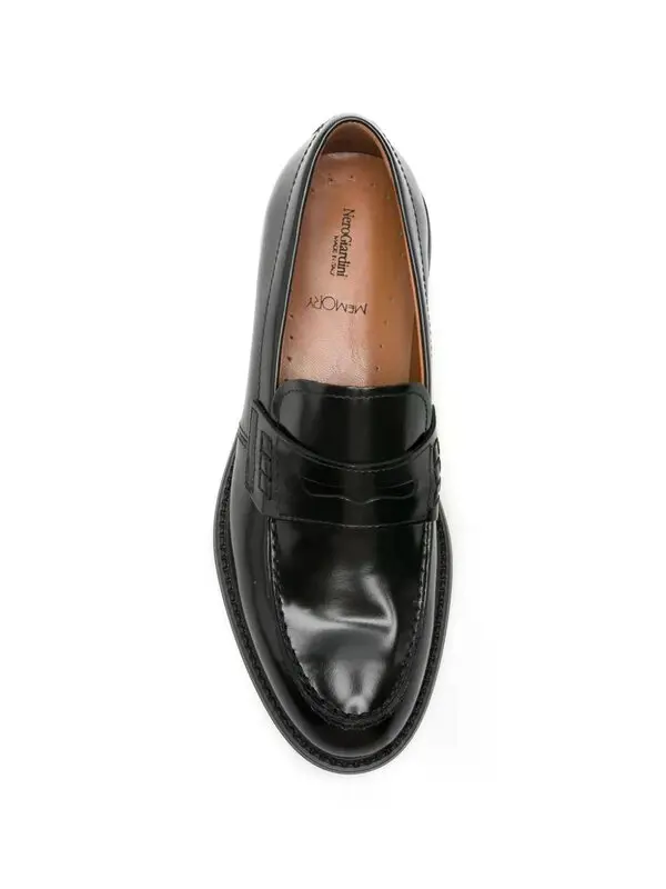 NEROGIARDINI Diana Polished Leather Loafers