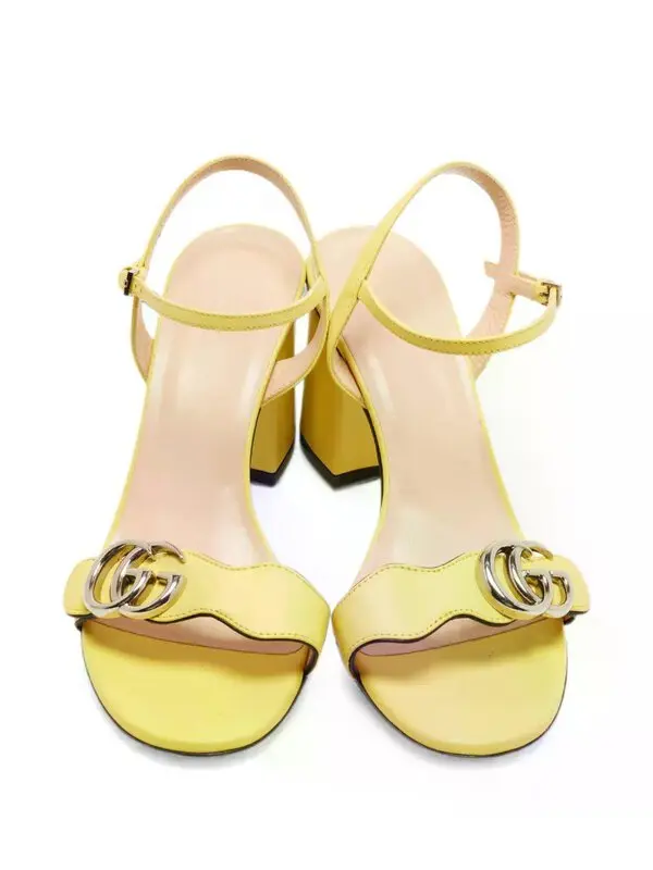 Gucci Double G Ankle Strap Sandals