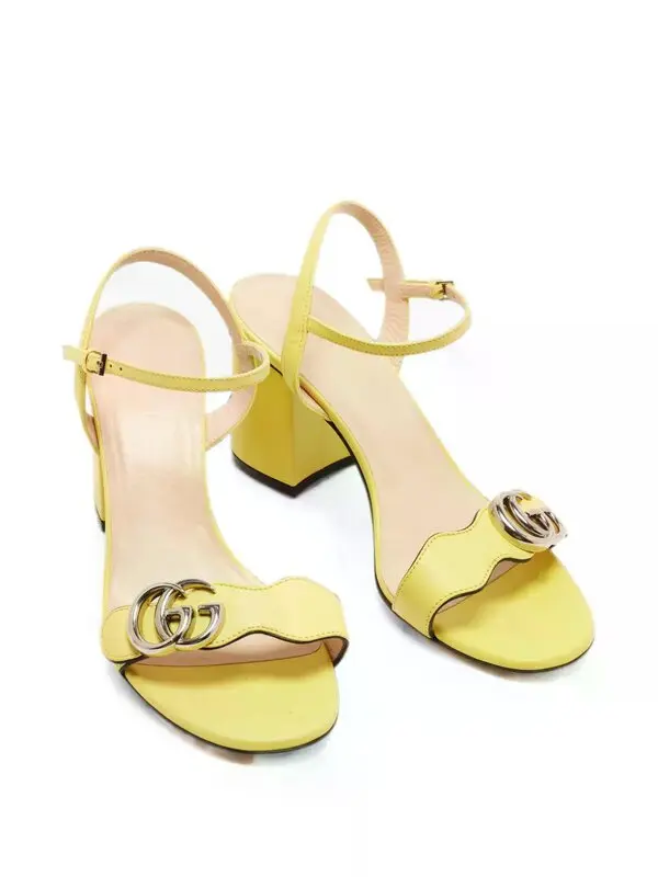 Gucci Double G Ankle Strap Sandals