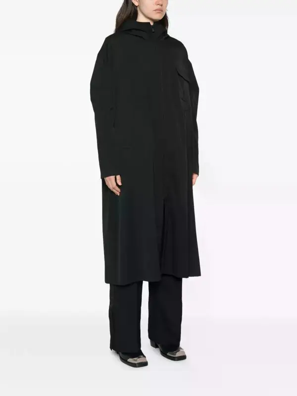 Yohji Yamamoto Hooded Longline Coat
