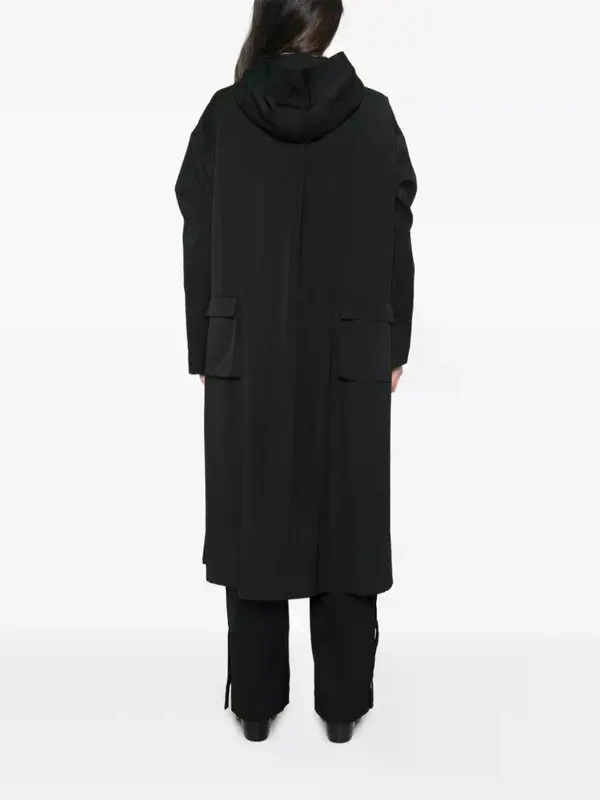 Yohji Yamamoto Hooded Longline Coat