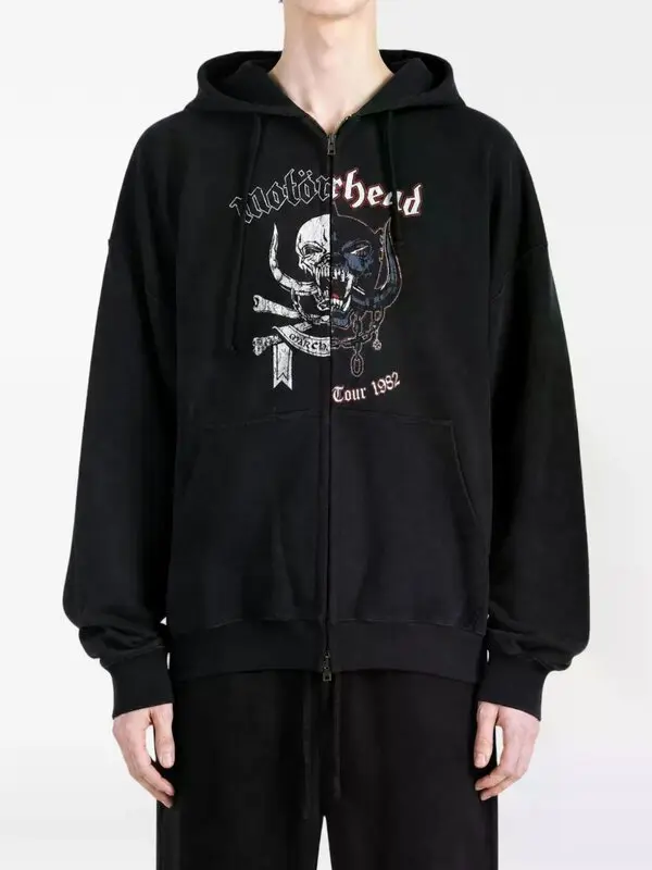 Vetements X Motorhead Zip-up Hoodie
