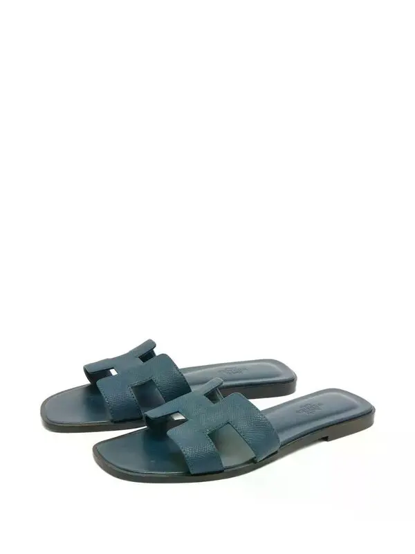 Hermès Oran H-motif Flat Sandals