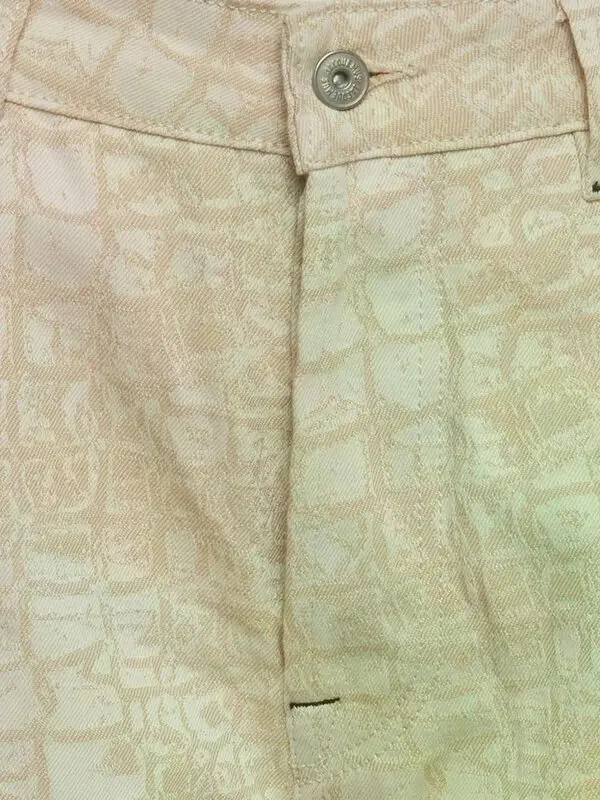 Jacquemus Le De-nîmes Crocodile-effect Jeans