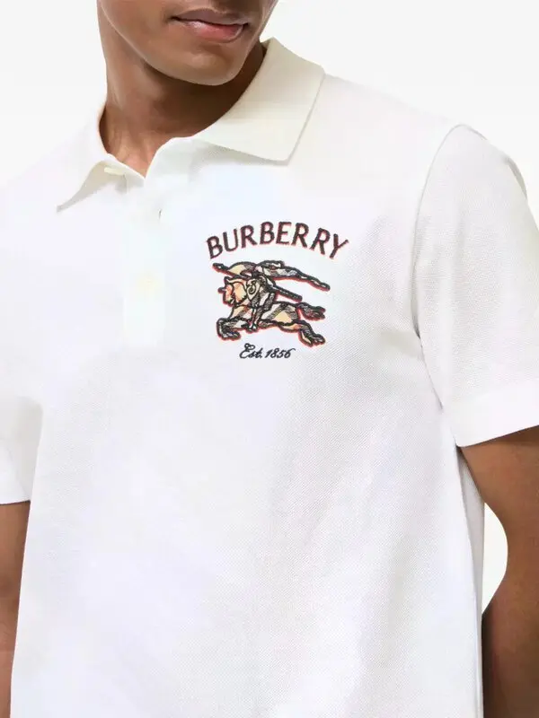 Burberry Knight Check Cotton Polo Shirt
