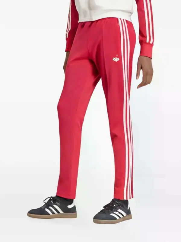 Adidas Sst Tp Logo-embroidered Track Pants - Red