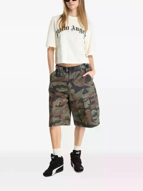 Palm Angels Curved-logo Boxy Tee