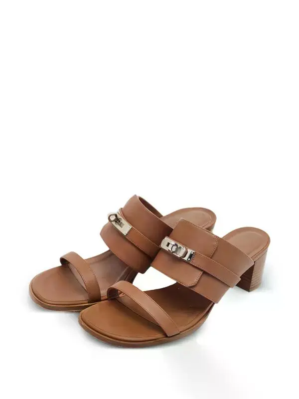 Hermès Avenue Kelly Lock Sandals