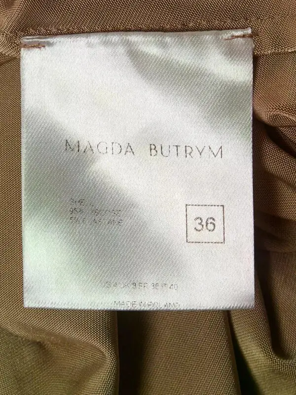 Magda Butrym Ruched Detail Draped Scarf Mini Dress