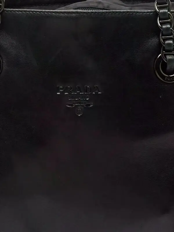 Prada Chain-link Zip-top Tote Bag