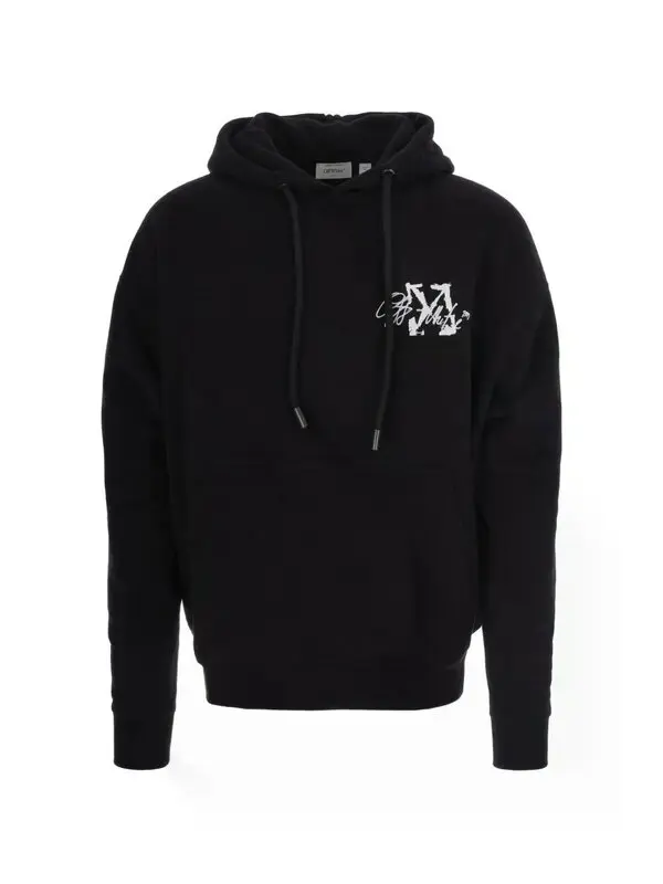 Off-White Logo-print Drawstring Hoodie