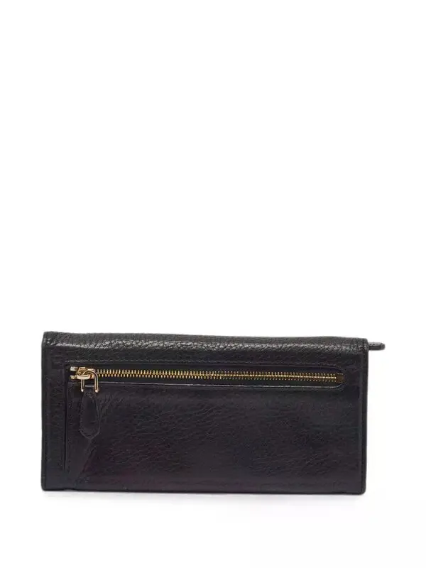 Prada Logo-plaque Flap Continental Wallet