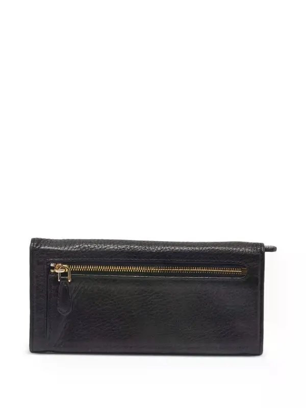 Prada Logo-plaque Flap Continental Wallet